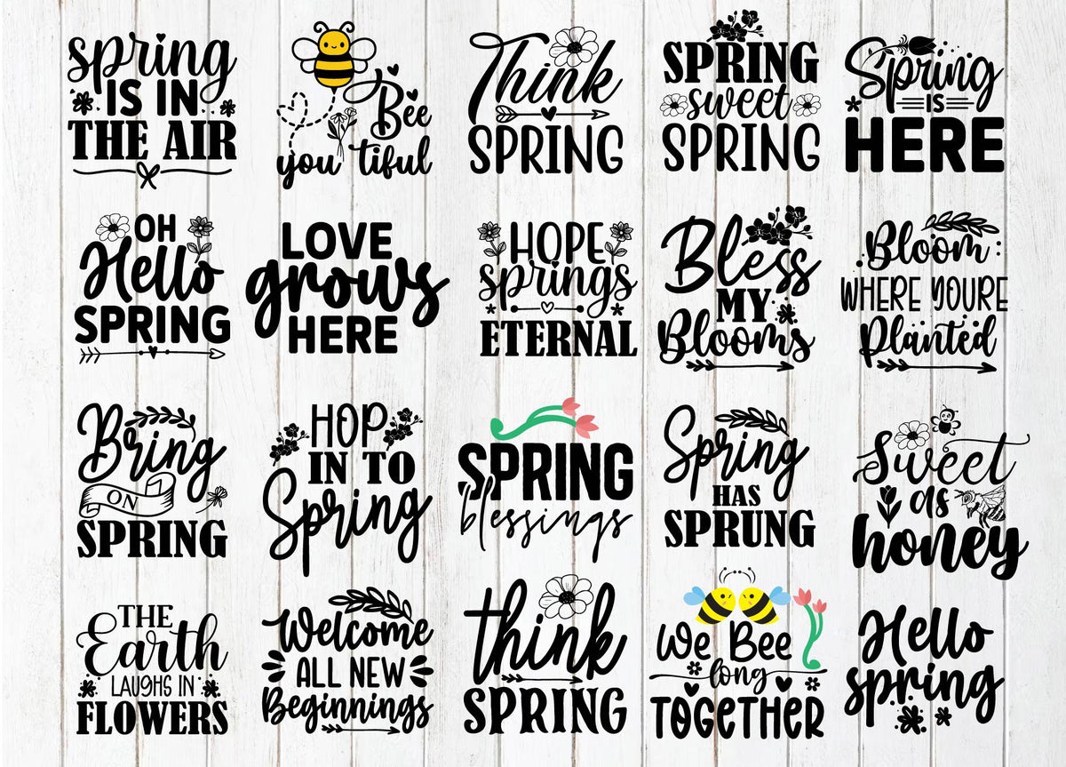 Jump Into Spring SVG Files – Craft Room Time