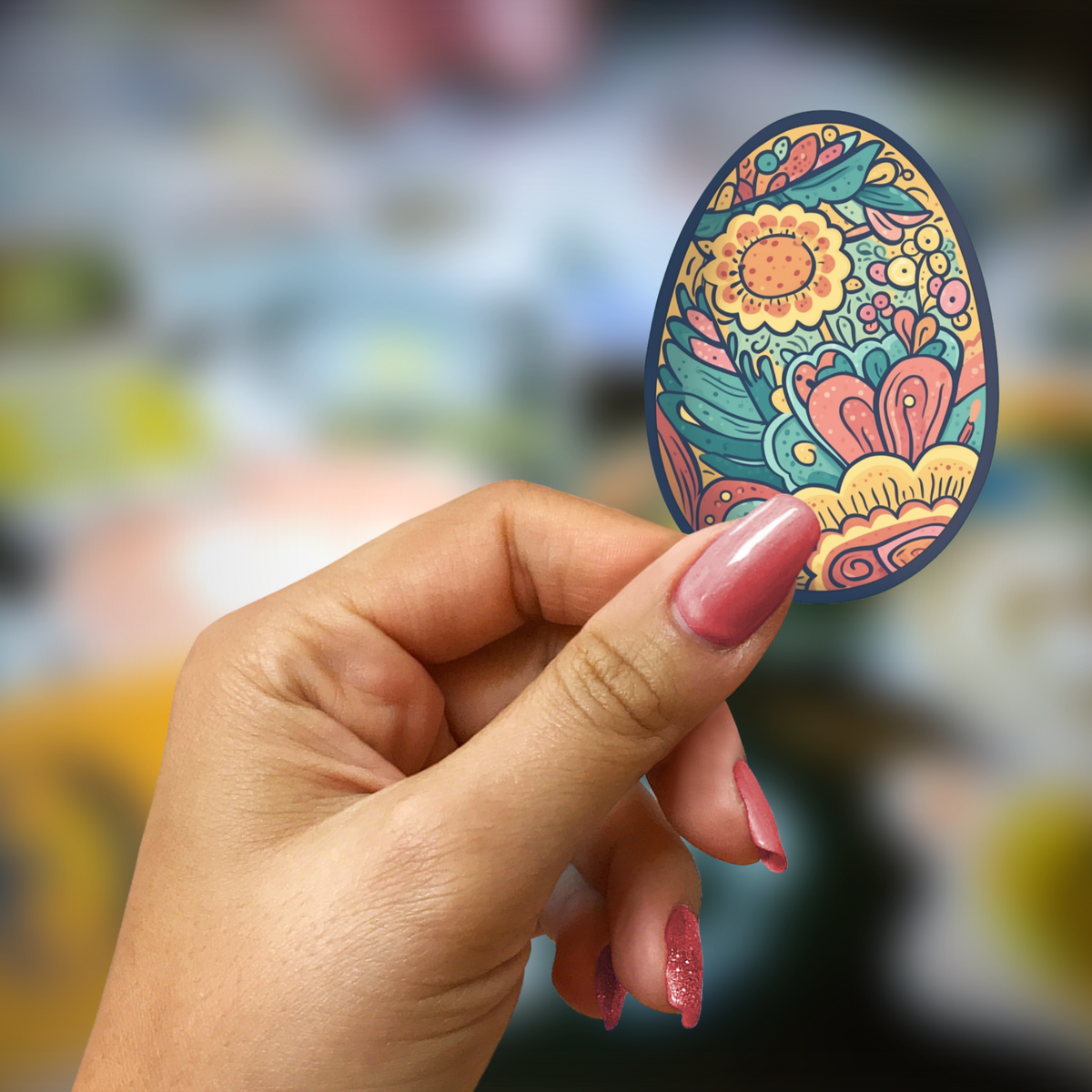 Easter Egg Wonders: Charming Sticker Assortment for Holiday Fun – Craft ...